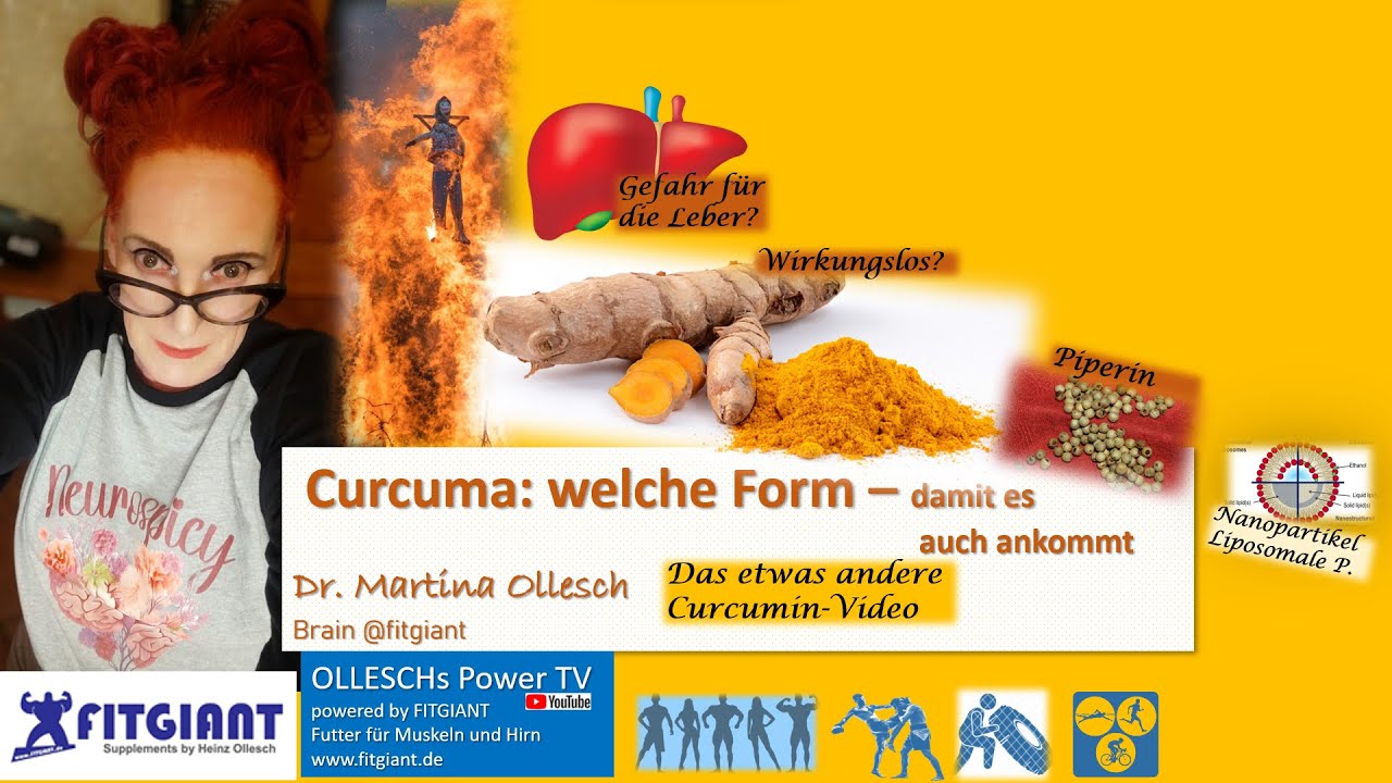 Curcuma: Welche Form-damit es auch ankommt. Dr. Martina Ollesch Das etwas andere Curcumin Video ...