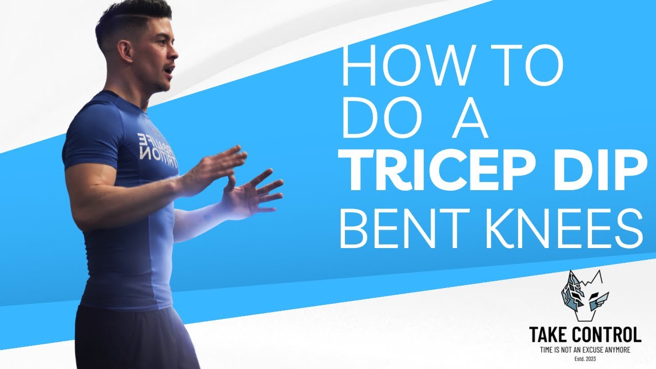 How to do a tricep dip - bent knees - YouTube