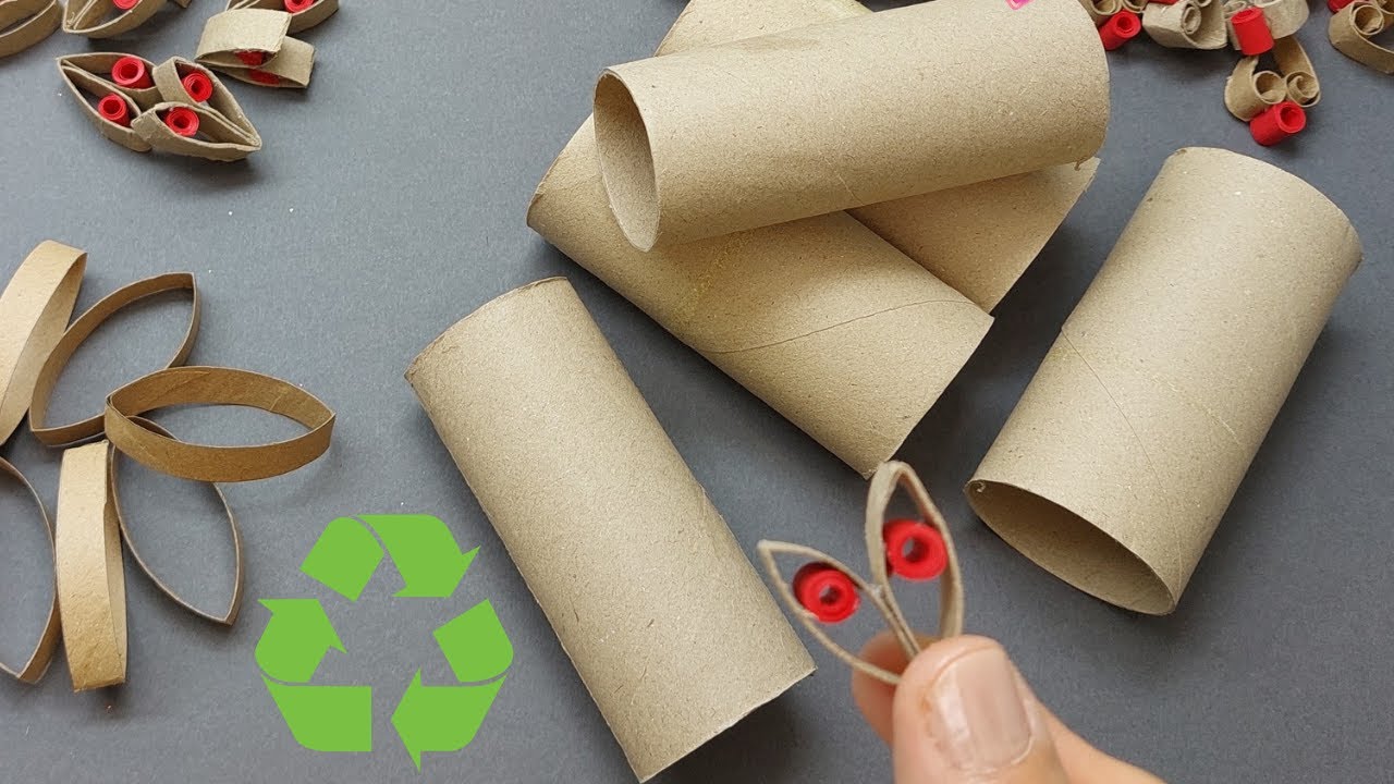 Toilet Paper Rolls Recycling Craft ♻️/Even a toilet paper roll amazed ...