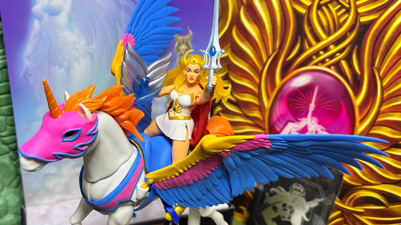 Shera y Swift Wind, 40th aniversario Unboxing Mattel motu másters of ...