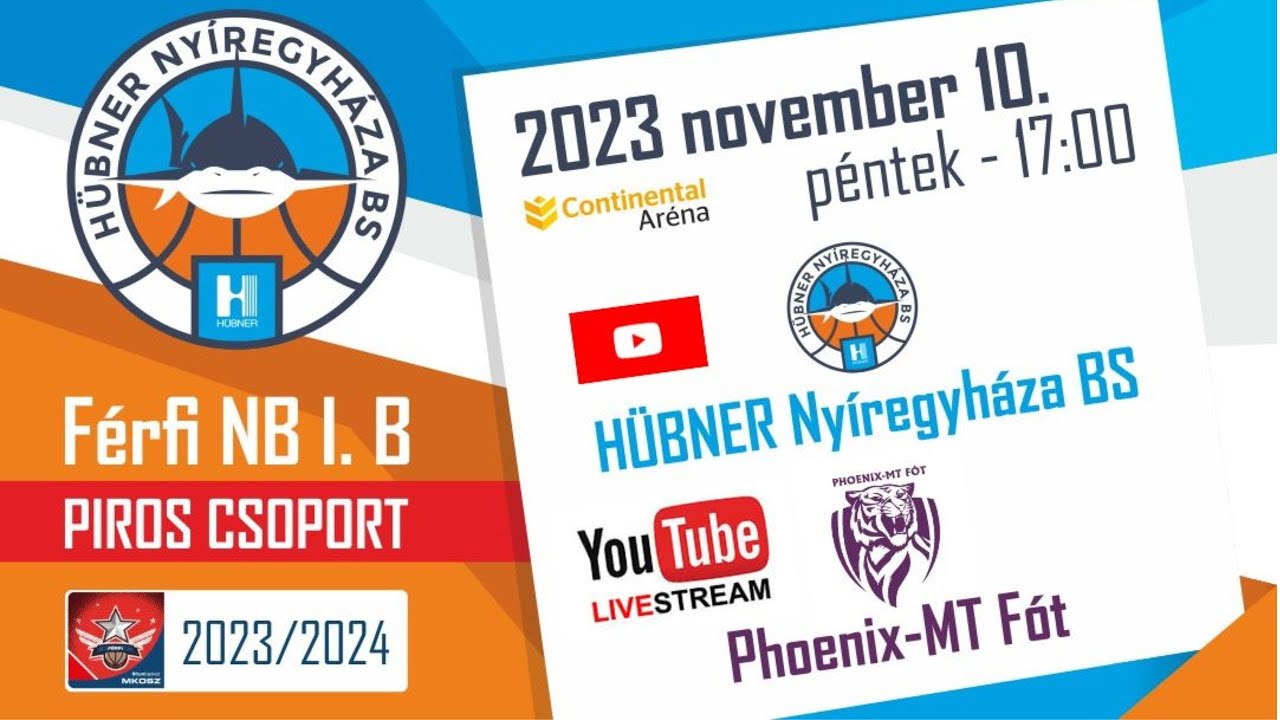 HÜBNER Nyíregyháza BS - Phoenix-MT Fót - YouTube