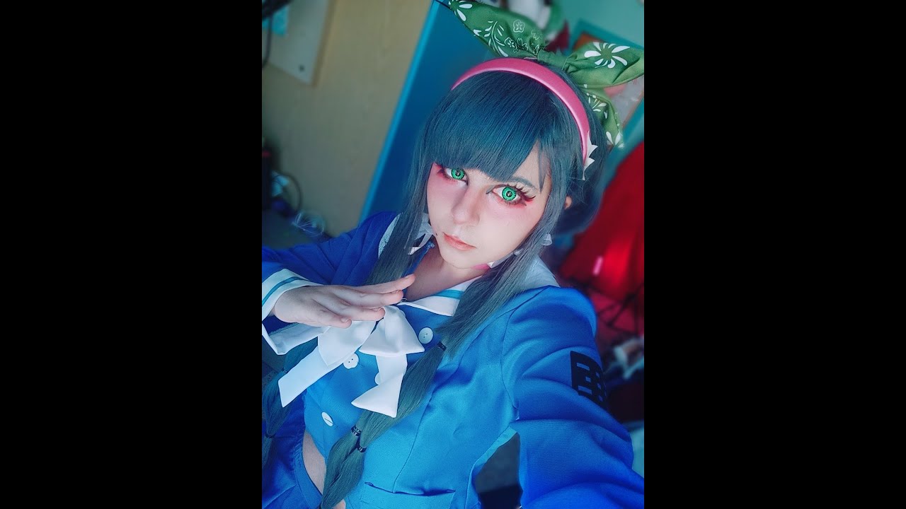 Tenko Chabashira Cosplay Make-up tutorial(Danganronpa V3) - YouTube