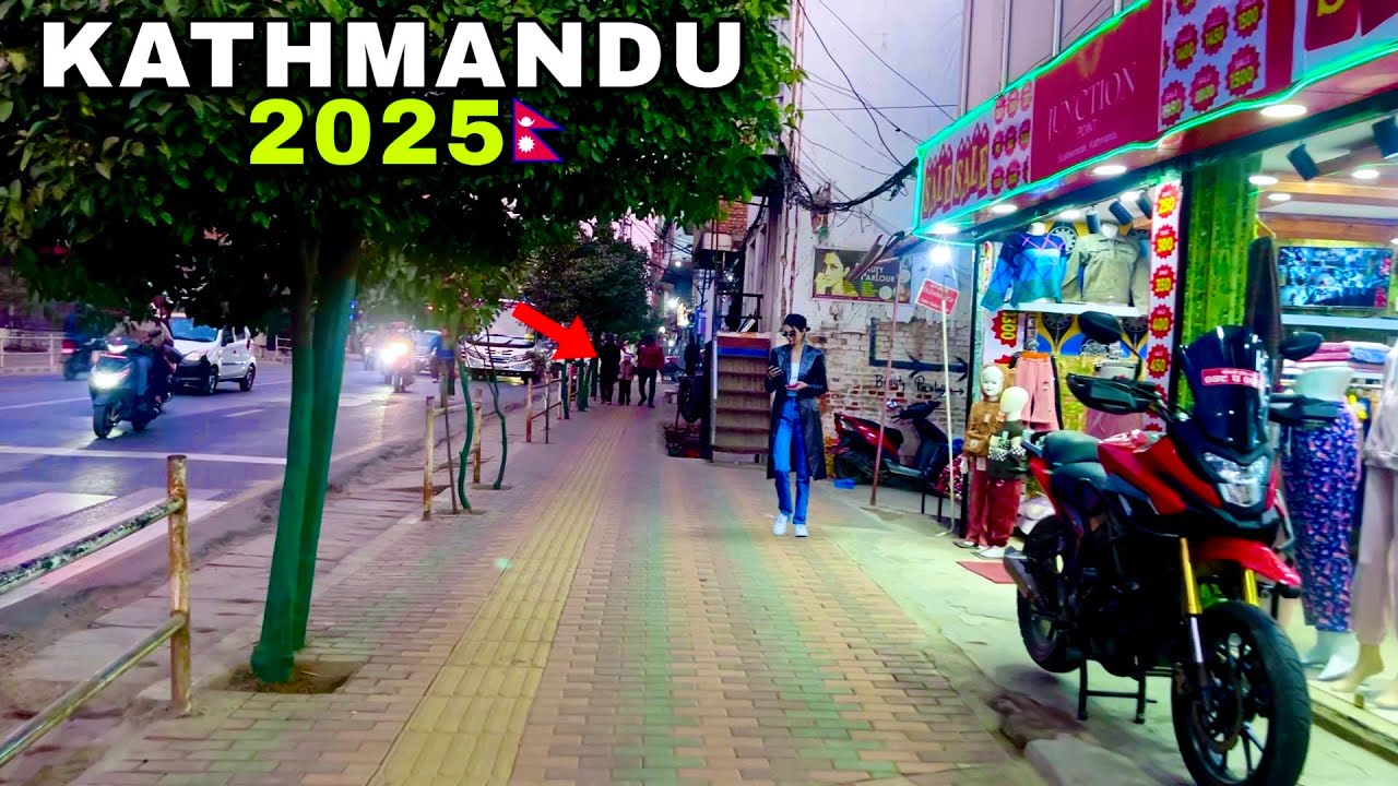 🇳🇵KATHMANDU City Clean LOOK and Brand NEW FOOTPATHs after BALEN Action ...