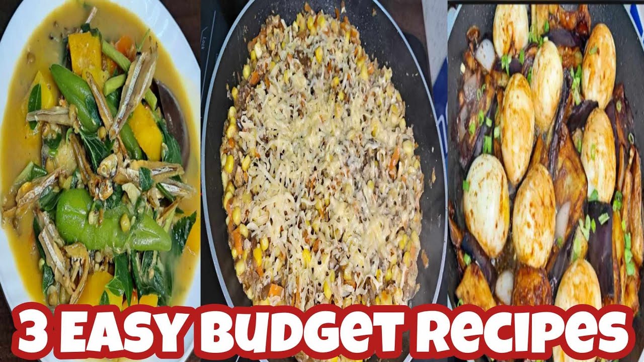 3 EASY BUDGET RECIPES / PINOY FOOD EXPLORER FTV - YouTube