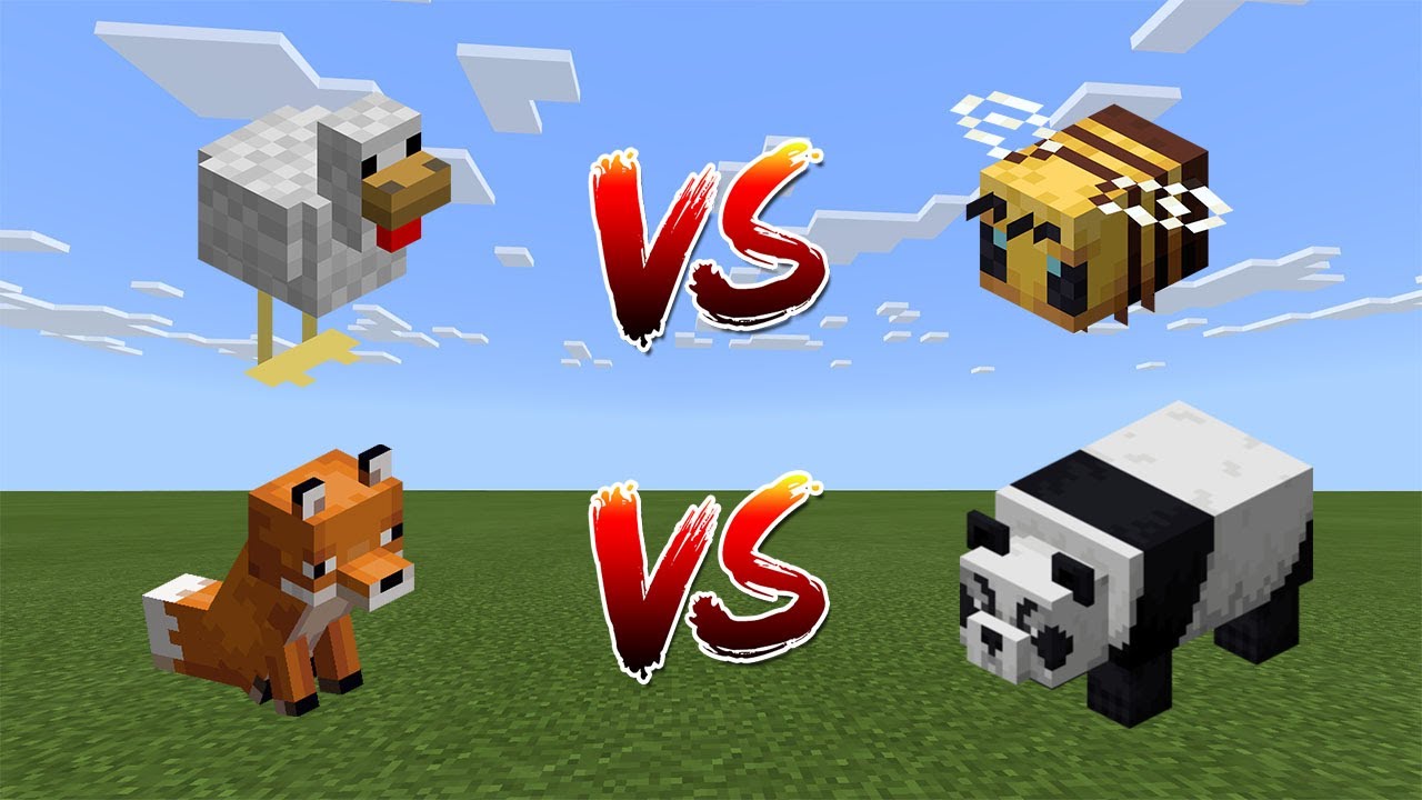 Minecraft vs Minecraft - YouTube