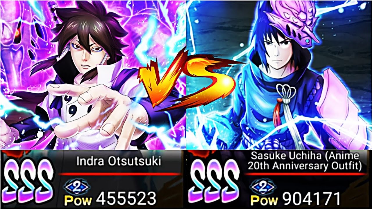 NxB: Maxed Indra VS Maxed Sasuke (20th Anniversary) ~ Solo Attack ...