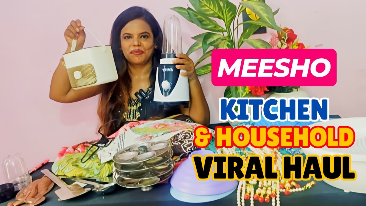 Meesho Packet Se Kiya Kya Nikla?? Meesho Kitchen Household Viral Haul ...
