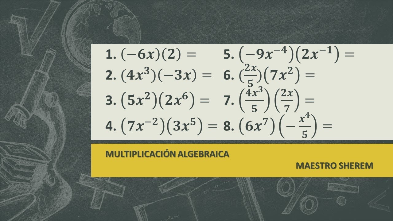 Multiplicación Algebraica - Ejercicio 1 - 8 - YouTube