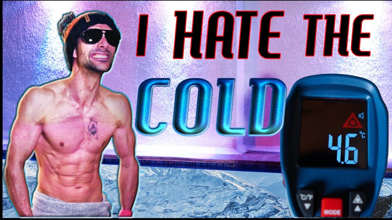 7 Day Ice bath Challenge in swimming pool, 5 degrees C - YouTube