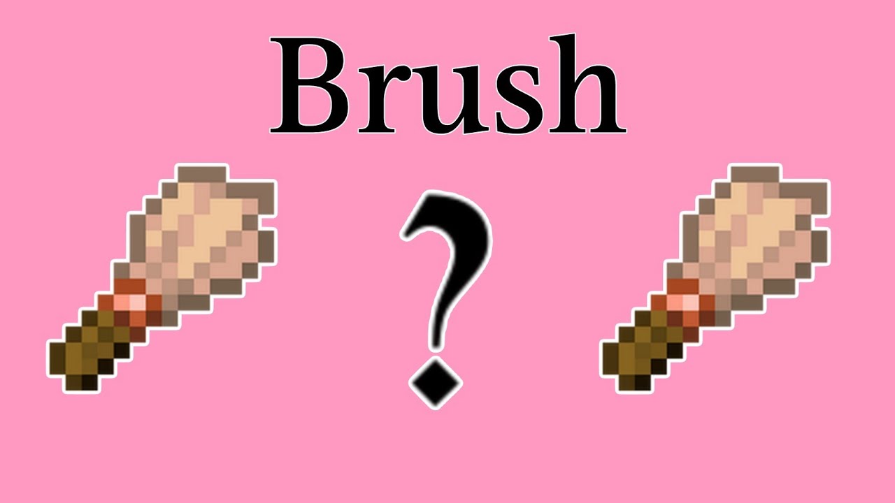 How To Make Brush In Minecraft - YouTube