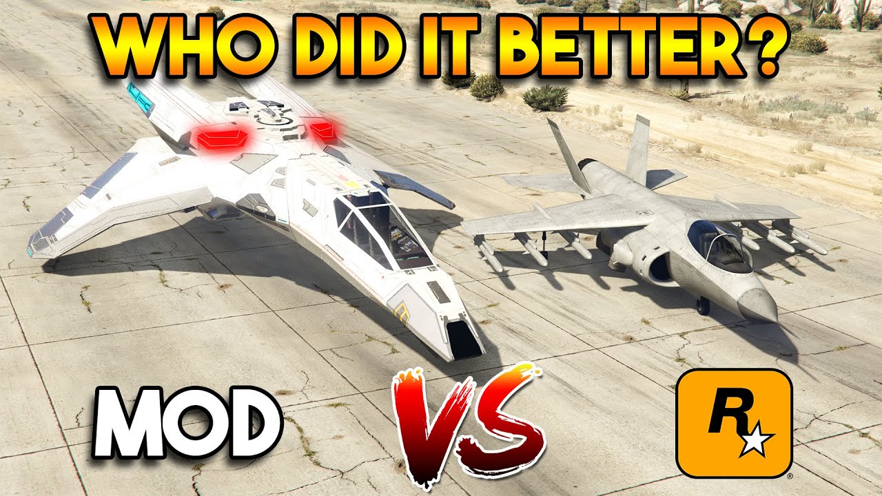 GTA 5 HYDRA VS MODDER JET (ROCKSTAR GAMES VS MODDER) - YouTube