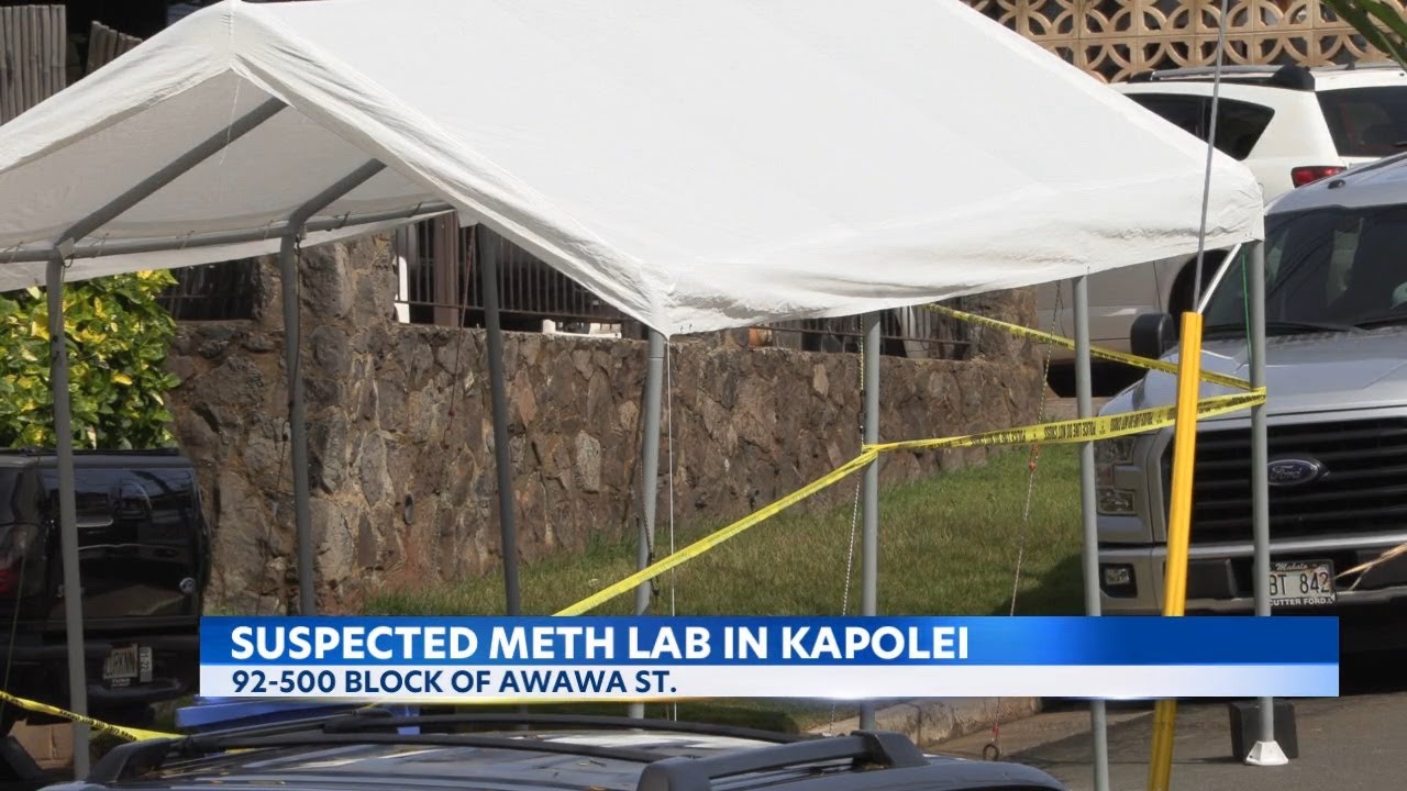Hawaii DEA investigating suspected meth lab in Kapolei - YouTube