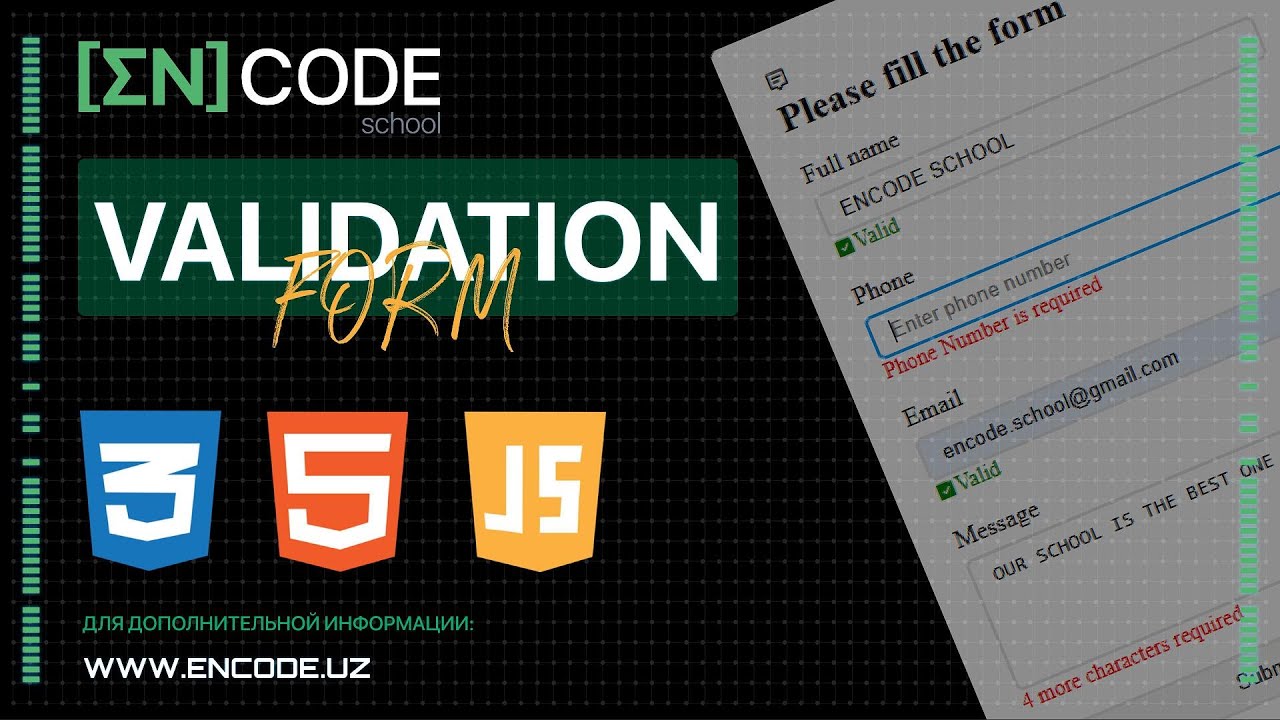 How To Implement Form Validation With Html Css And Javascript Beginner 8186