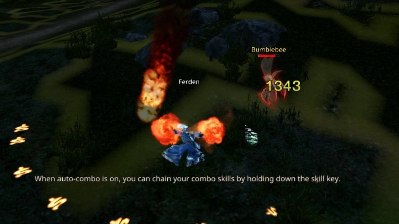 Example of AOE magic of Wizard in Riders of Icarus - YouTube