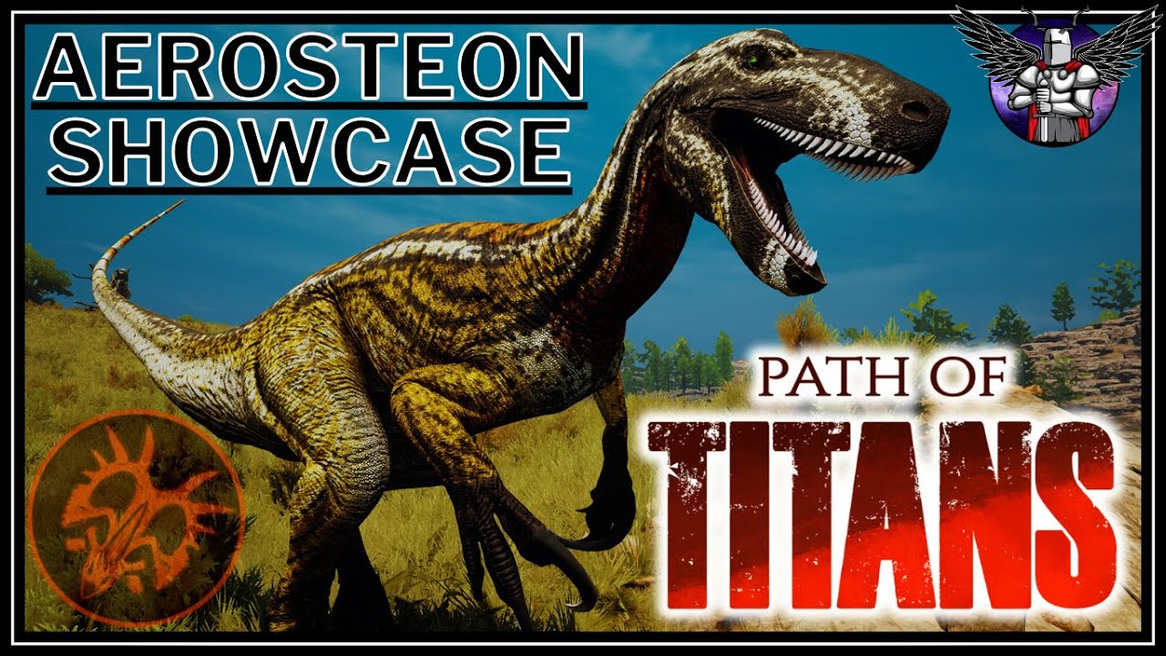 A Brand New Megaraptor Has Arrived! Aerosteon Showcase | Path Of Titans Mod Showcase - YouTube