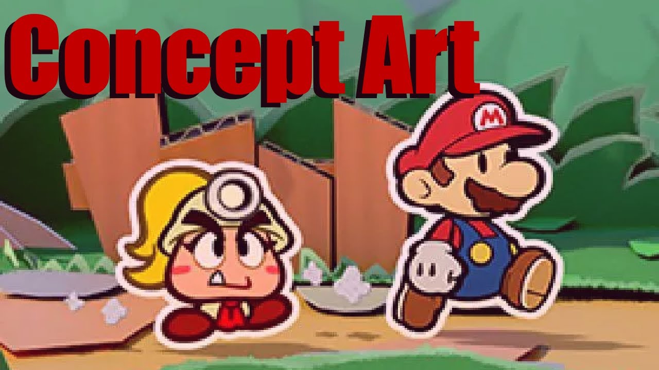 All Concept Art Paper Mario Thousand Year Door (Switch) - YouTube