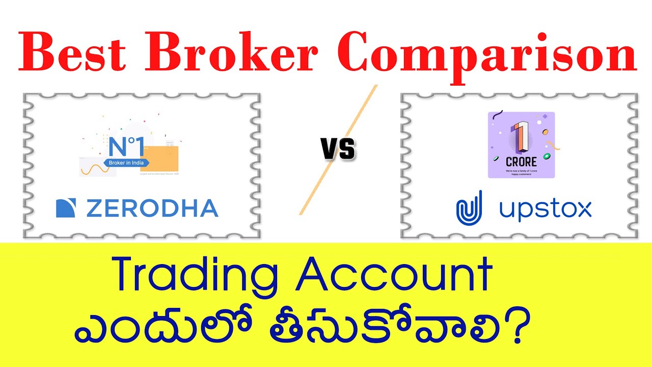 Zerodha Vs Upstox | Best Broker Comparison | Trading Account ఎందులో ...