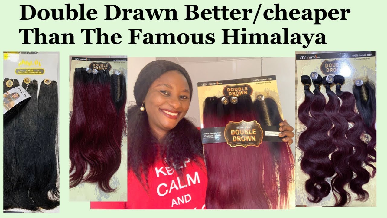Double Drawn Packet Human Hair Review |Pretty Hair Review+Comparing It ...