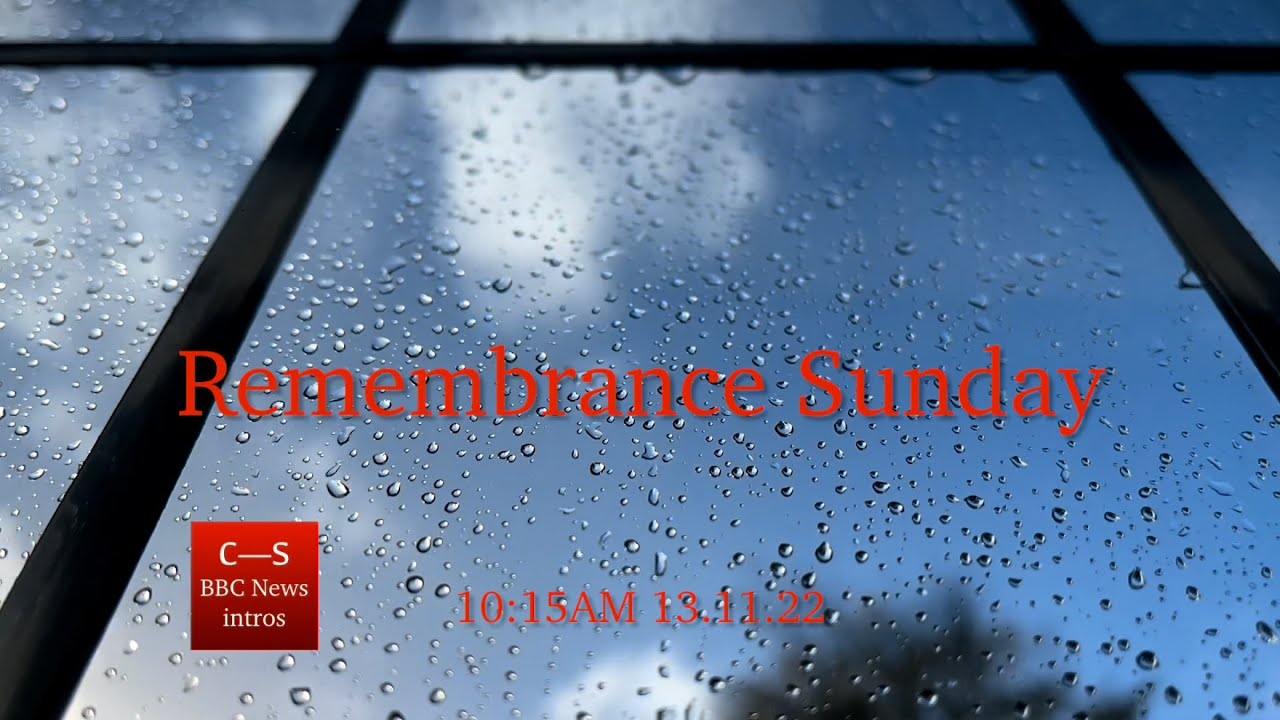 BBC News Remembrance Sunday special intro 10:15am 13.11.22 - YouTube