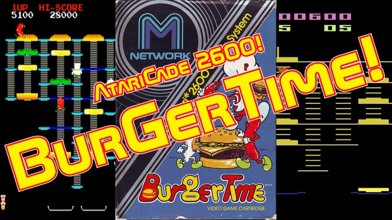 AtariCade 2600! Burgertime! - YouTube