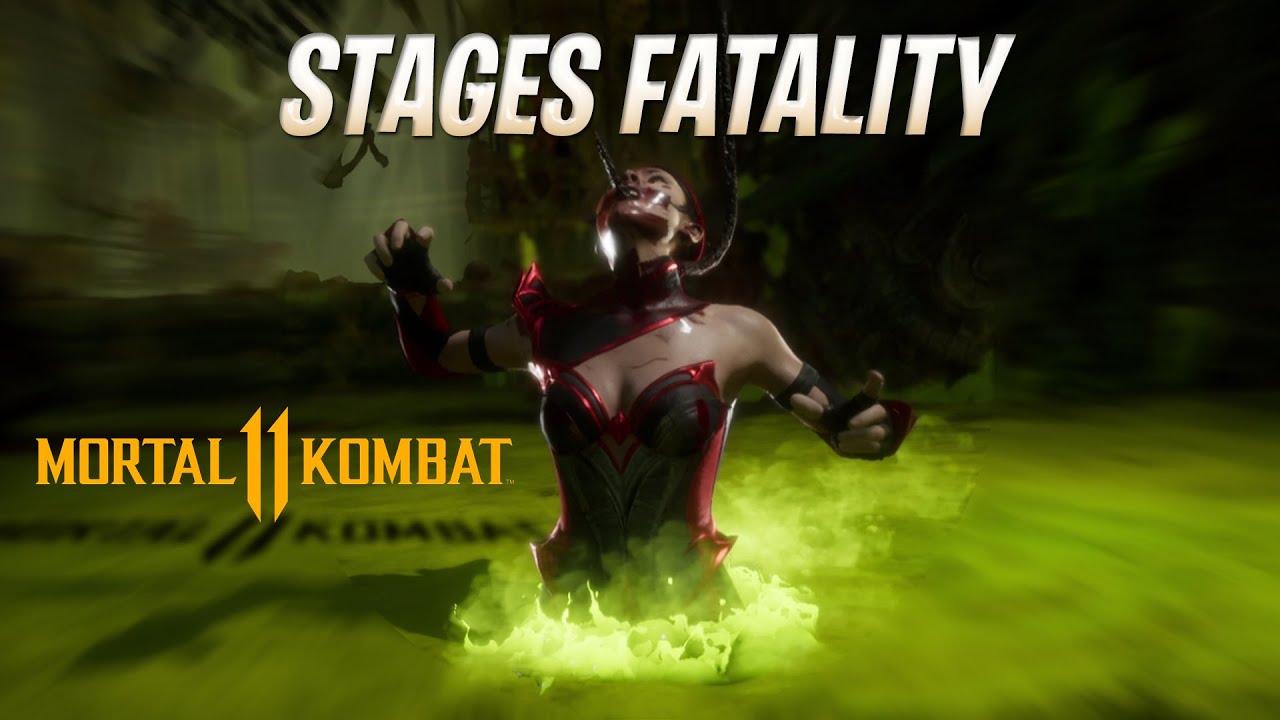 MORTAL KOMBAT 11 AFTERMATH - Fatalities de Escenarios - YouTube
