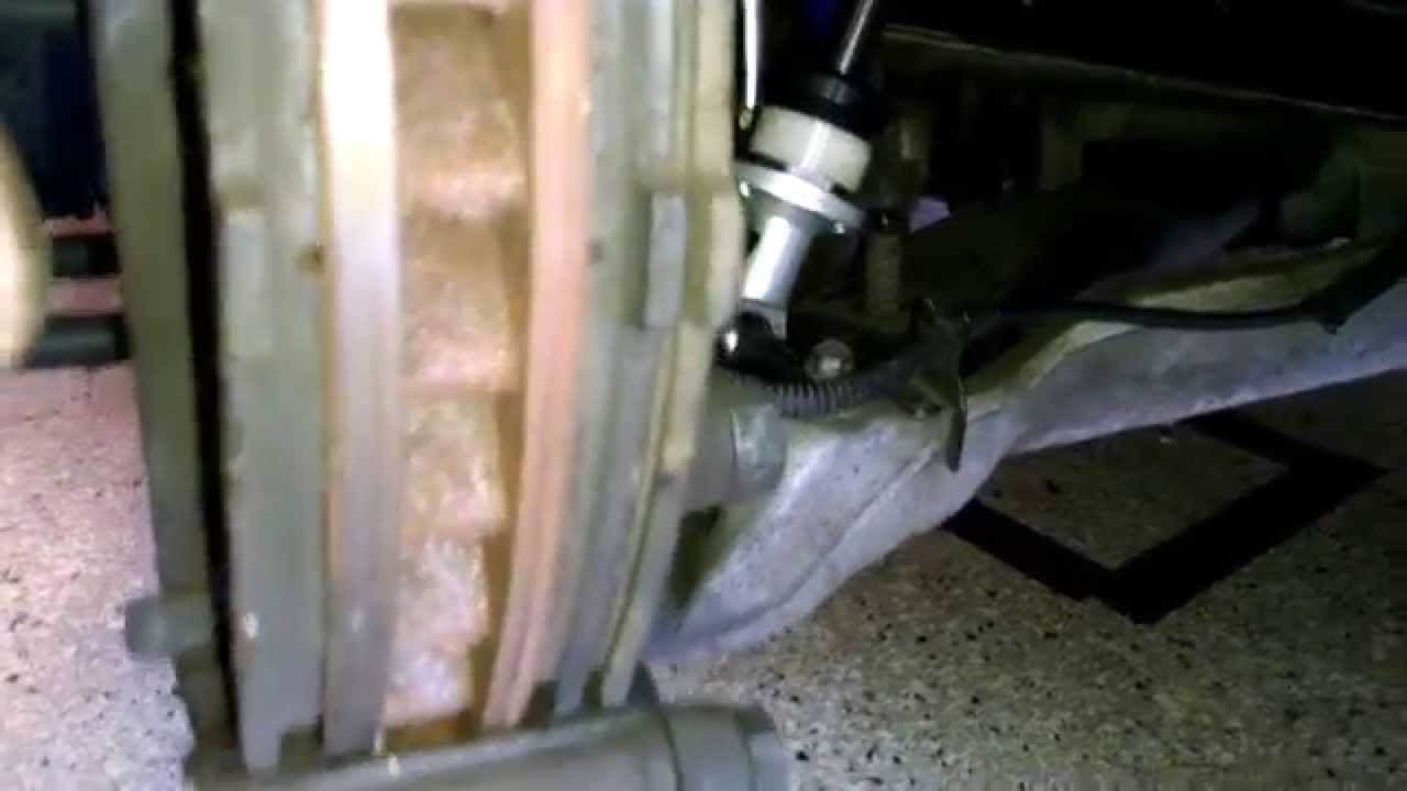 Corvette brake pad shims front by froggy - YouTube