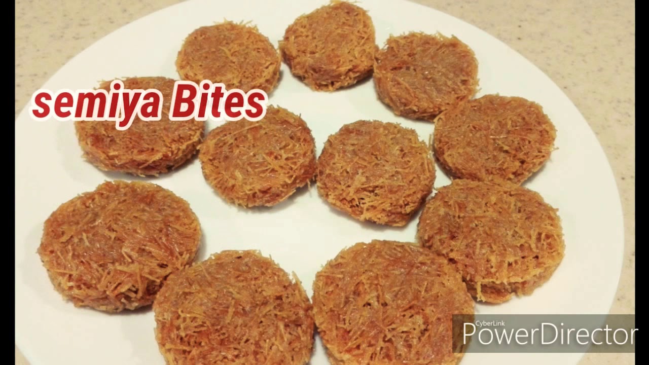 Semiya Bites/vermicelli sweet/3 ingredients/Arabic Sweet - YouTube