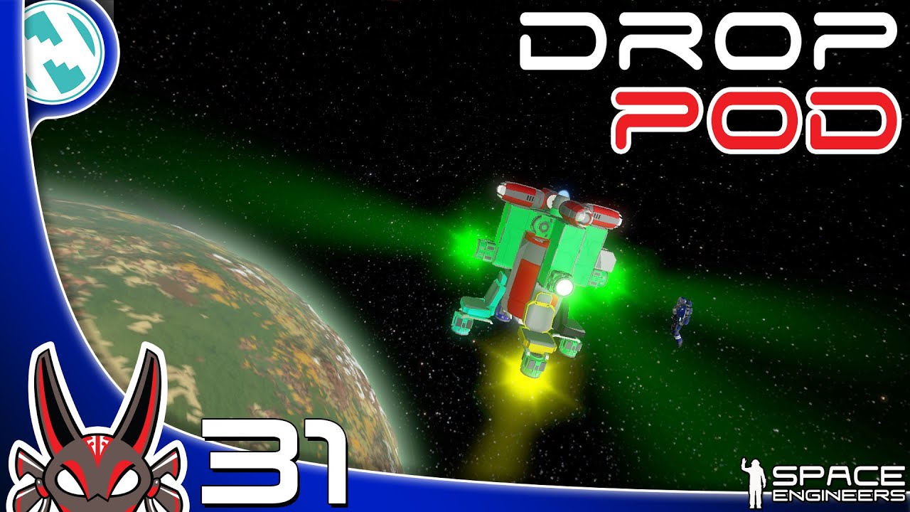 "Planet Drop Pod" The Nidd S03E31 | Group Survival Space Engineers ...