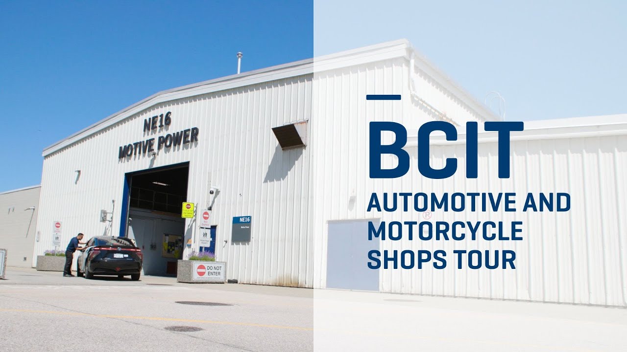 BCIT | Automotive and Motorcycle Shops Tour - YouTube