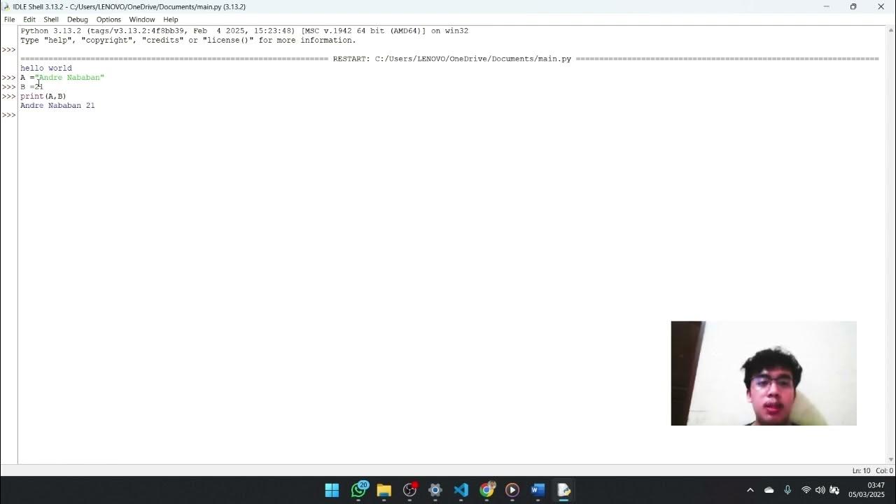 Tutorial Mendonwload Python dan contoh kode sederhananya - YouTube