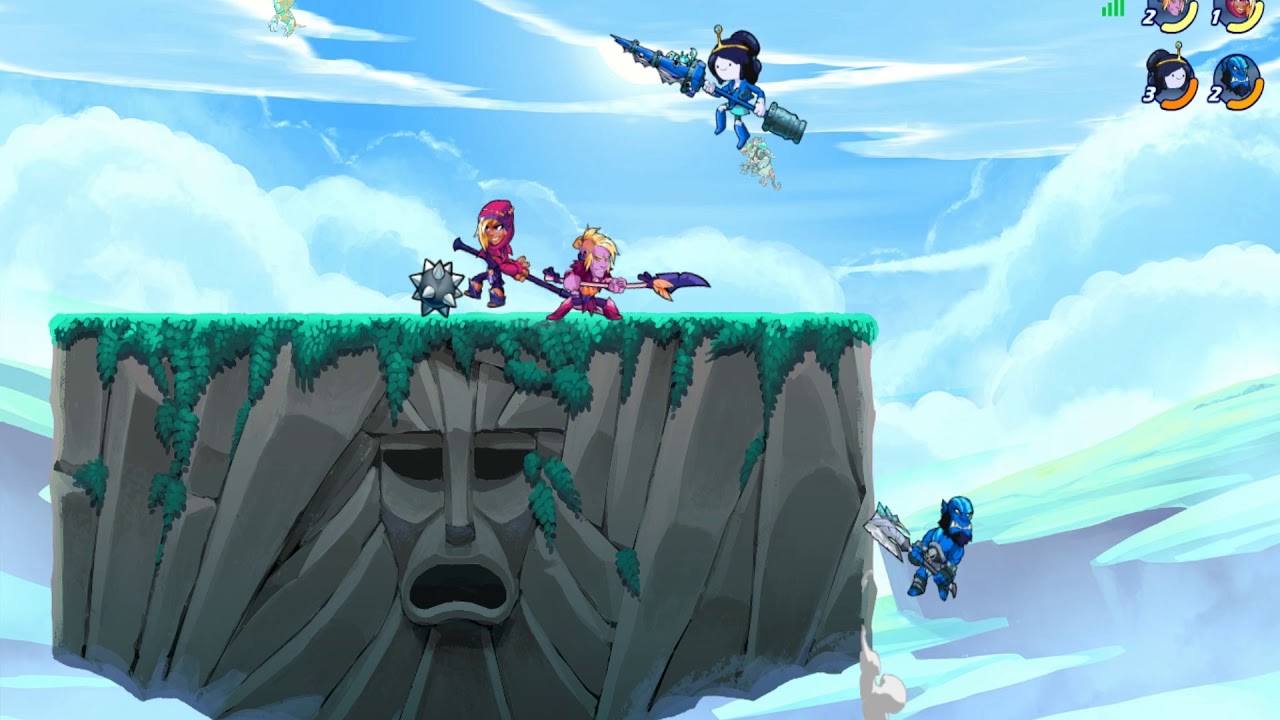 Brawlhala:Gameplay Friendly 2v2 - YouTube