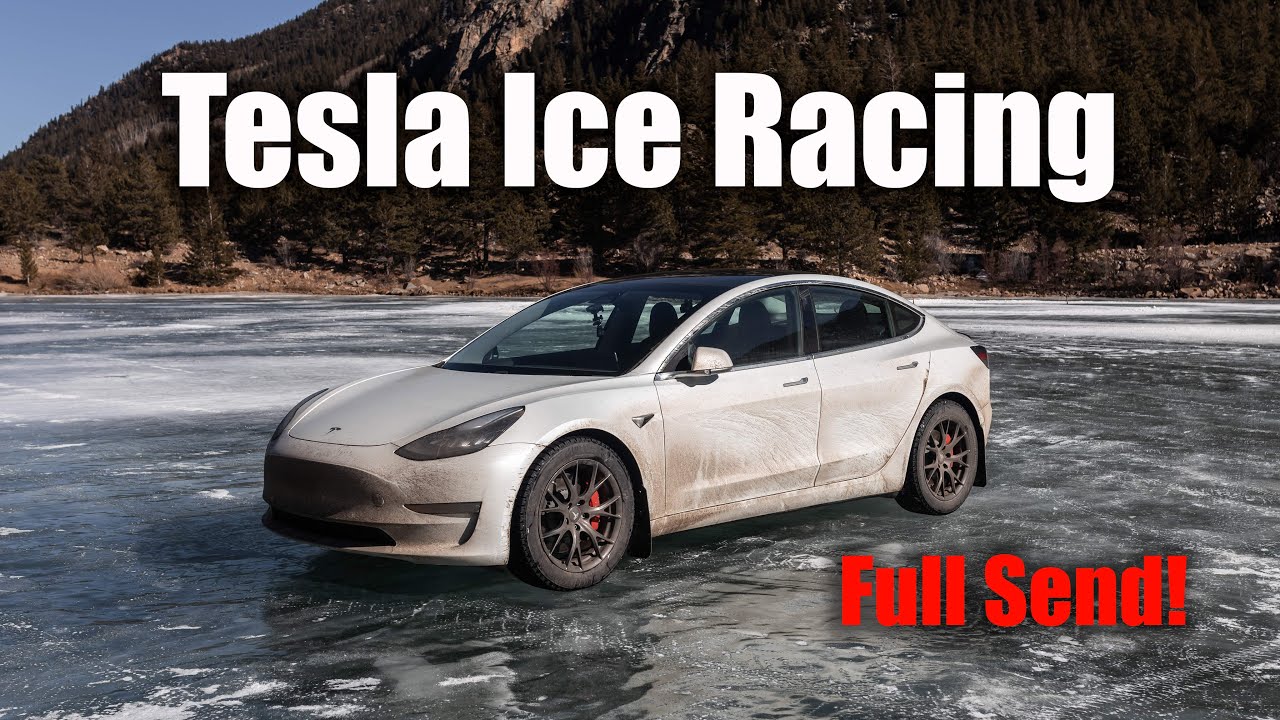Tesla Model 3 Ice Racing! - YouTube