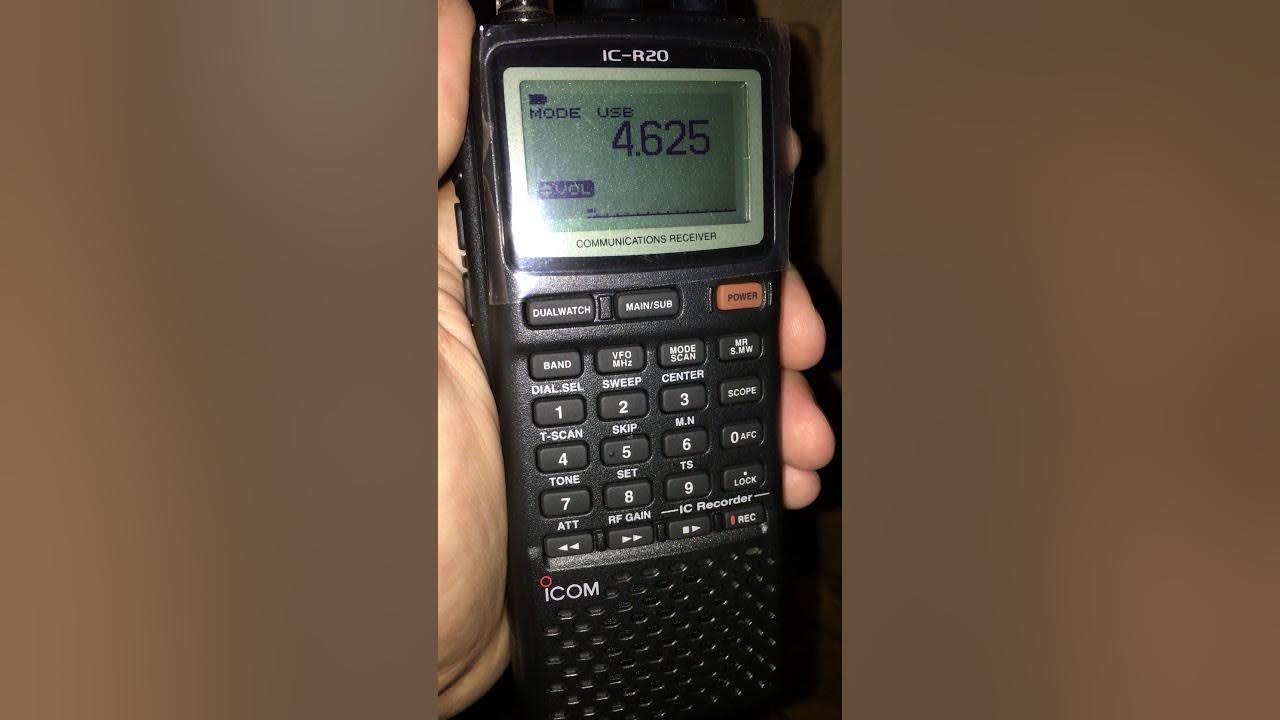 Icom IC-R20 LW-Satcom - YouTube