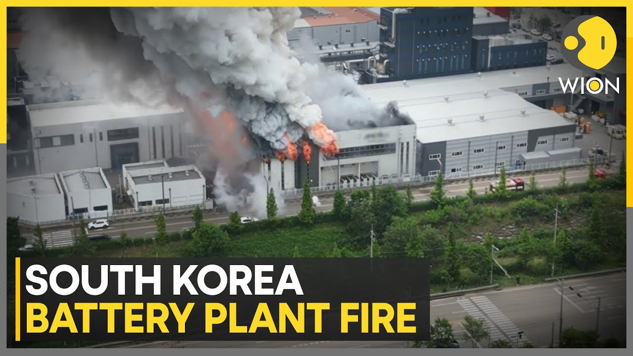 Death toll reaches 22 in South Korean battery plant fire | Latest ...