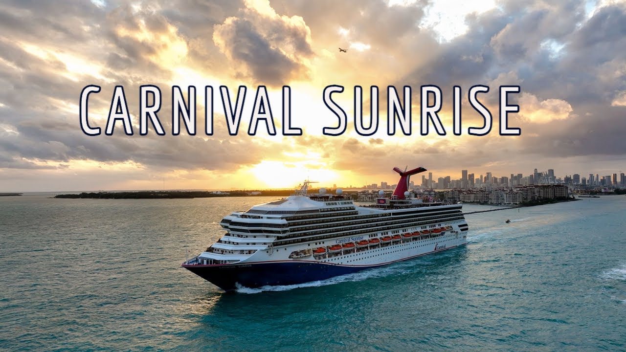Carnival Sunrise | One-shot Drone Video - 4k - YouTube