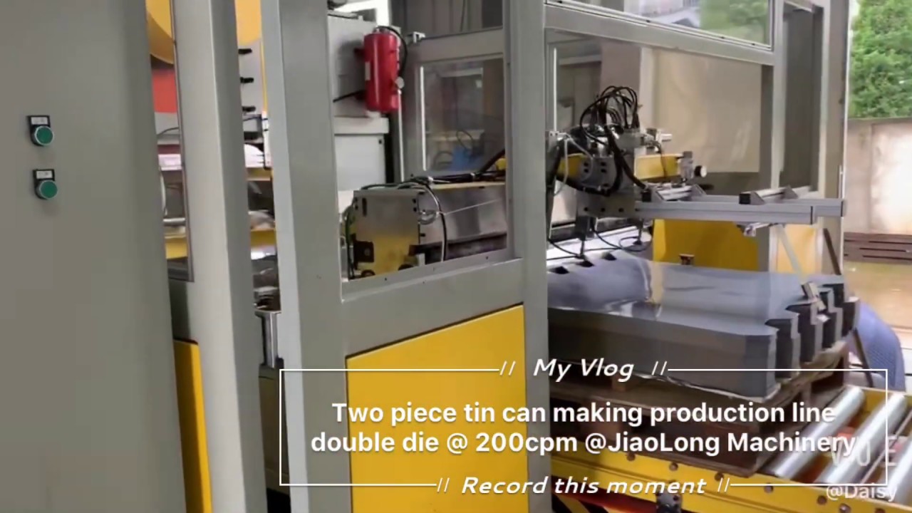 DRD cans DWI cans Two piece can manufacturing factory - YouTube