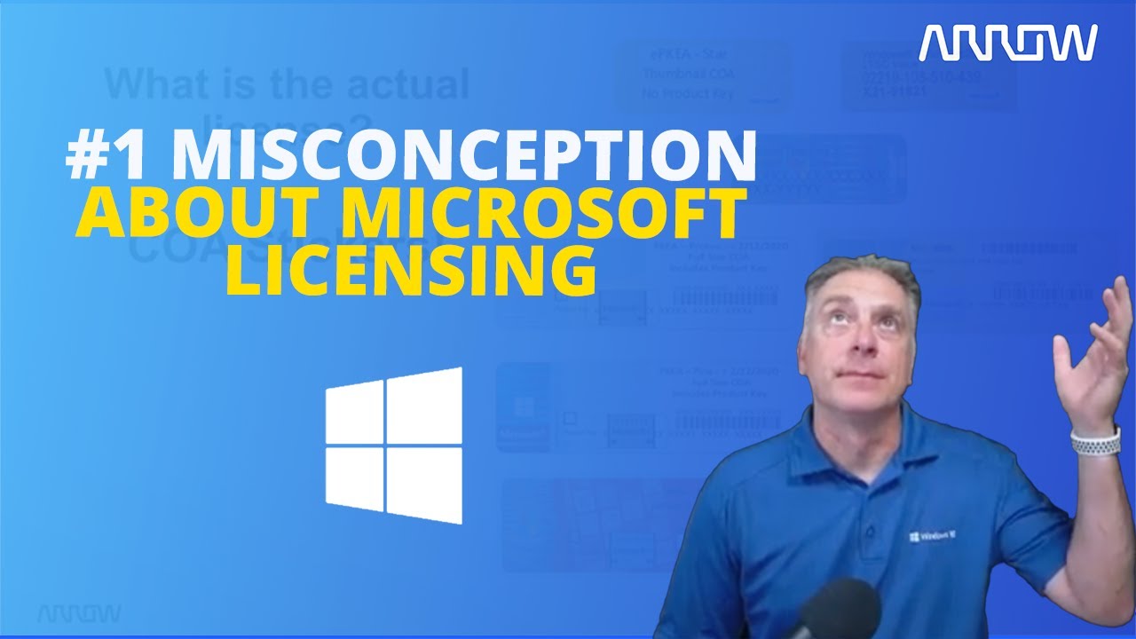 #1 Misconception about Microsoft Licensing - The Key is NOT the License ...