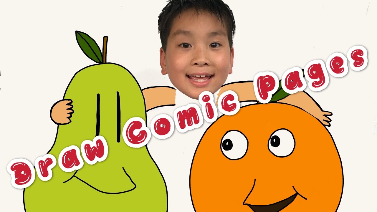 How to draw a comic book page with three steps (sketching, coloring and ...