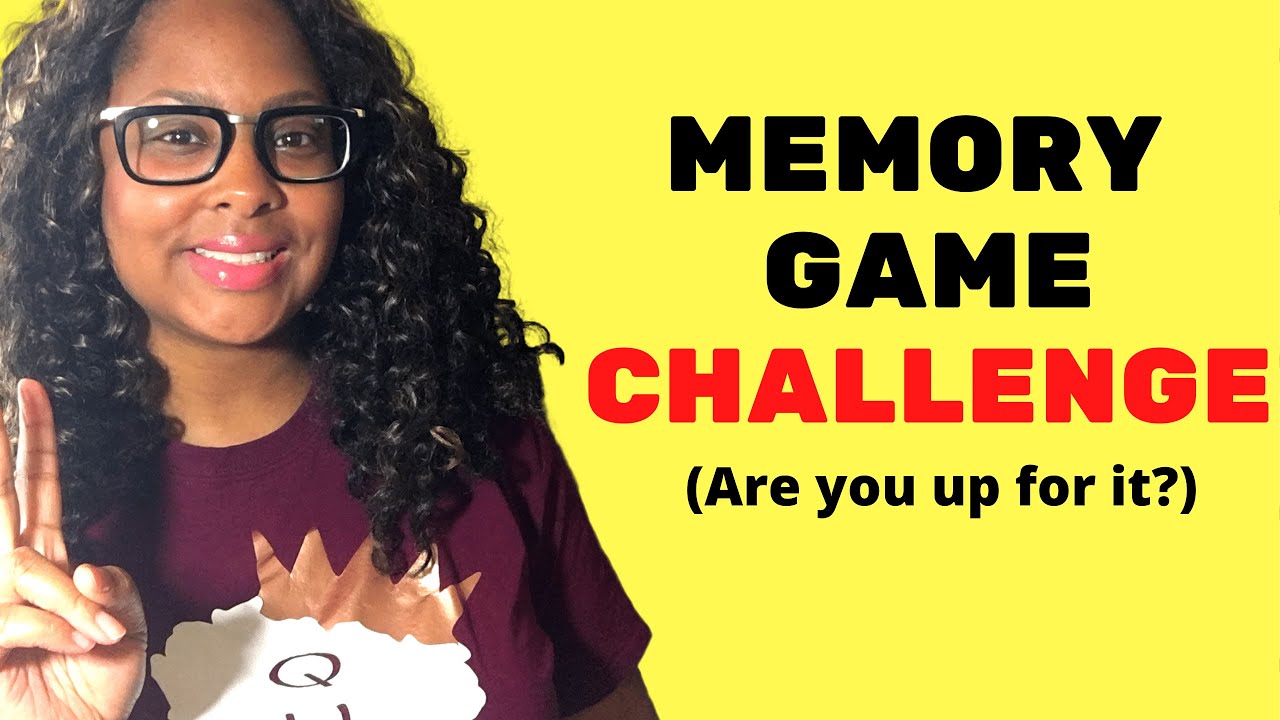 Challenge| Fun and Easy Memory Game - YouTube