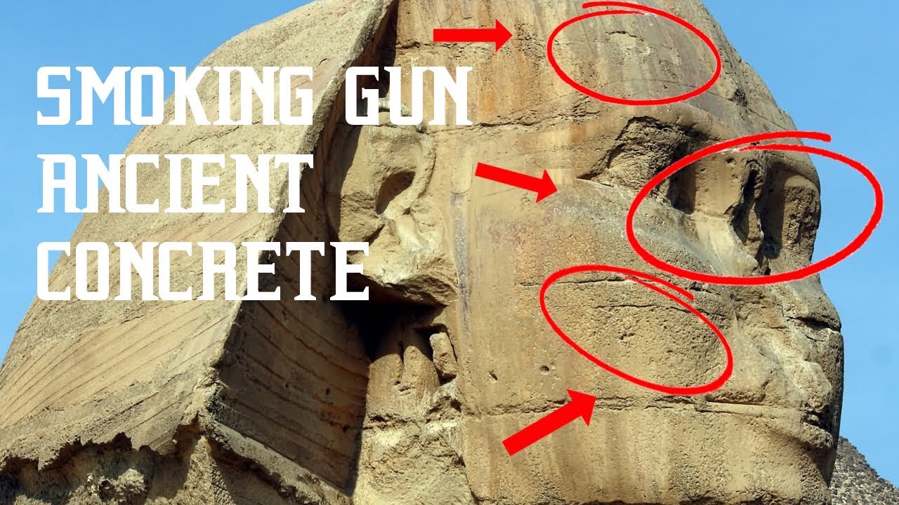 Picture tells all. More proof the Sphinx head is 're-built from "ROMAN ...