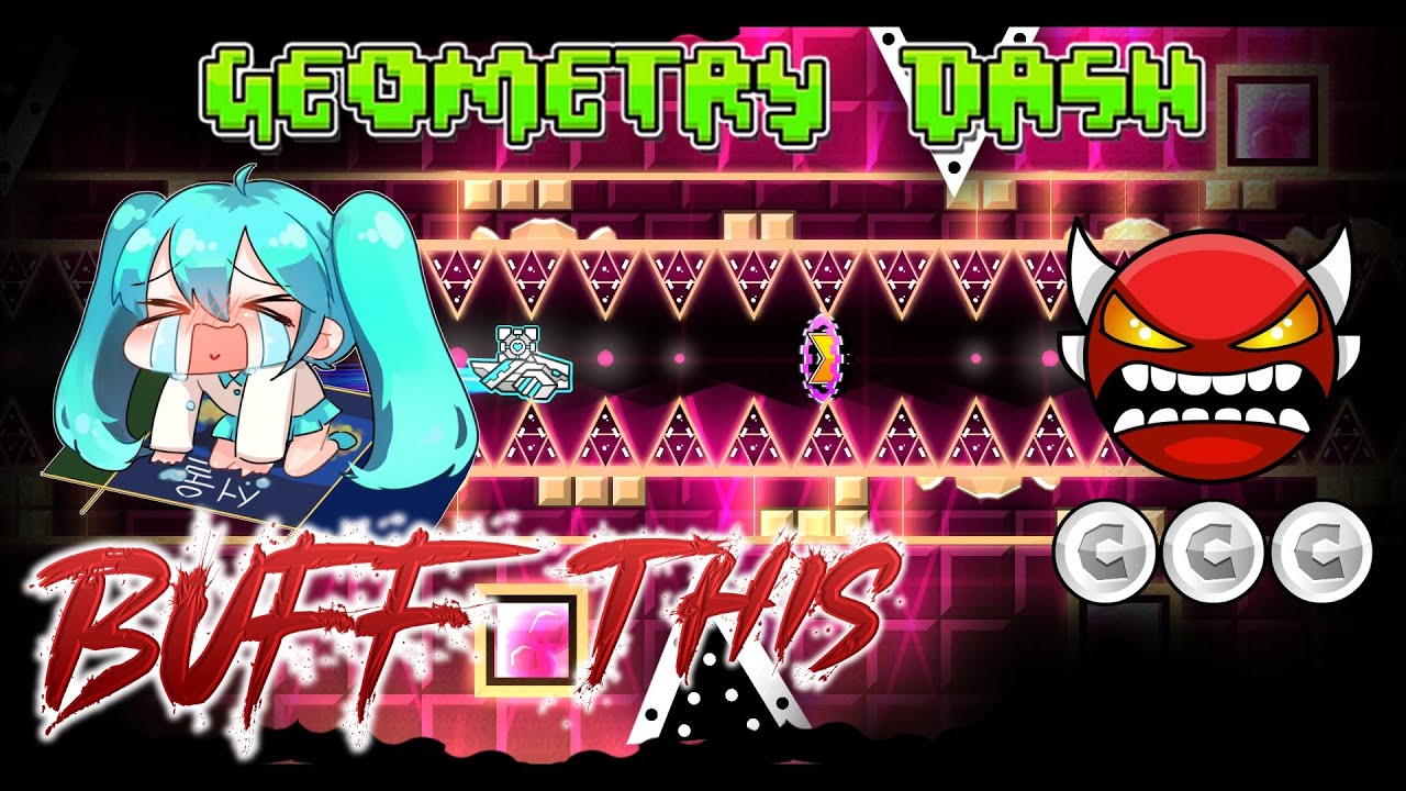 [Geometry Dash] Buff This (Insane Demon, 3 Coins) - YouTube