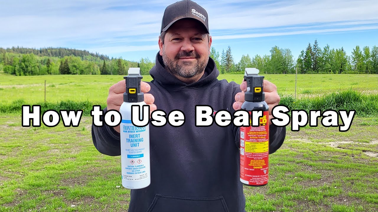 How to Use Bear Spray - Training Unit - YouTube