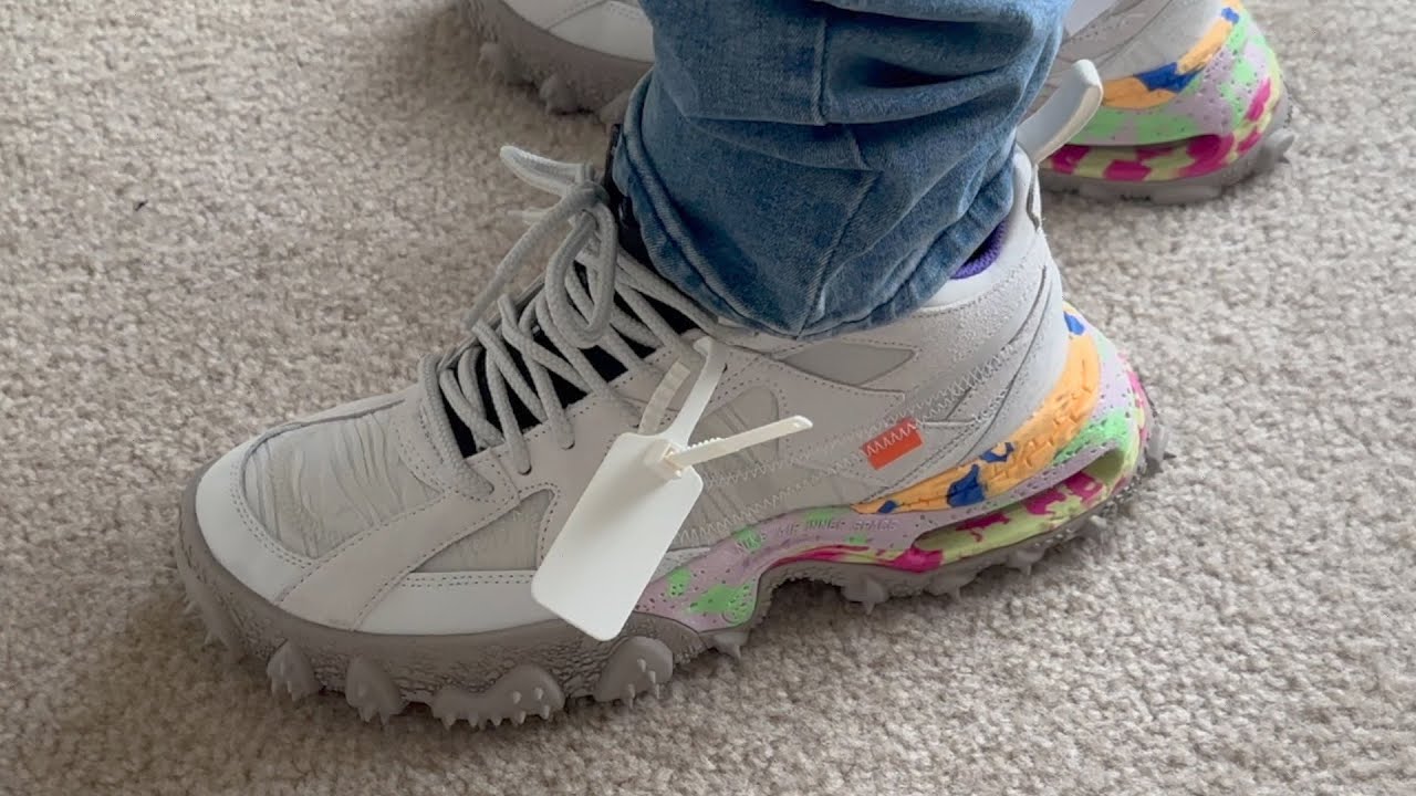 Nike Air Off White Terra Forma On-Feet - YouTube