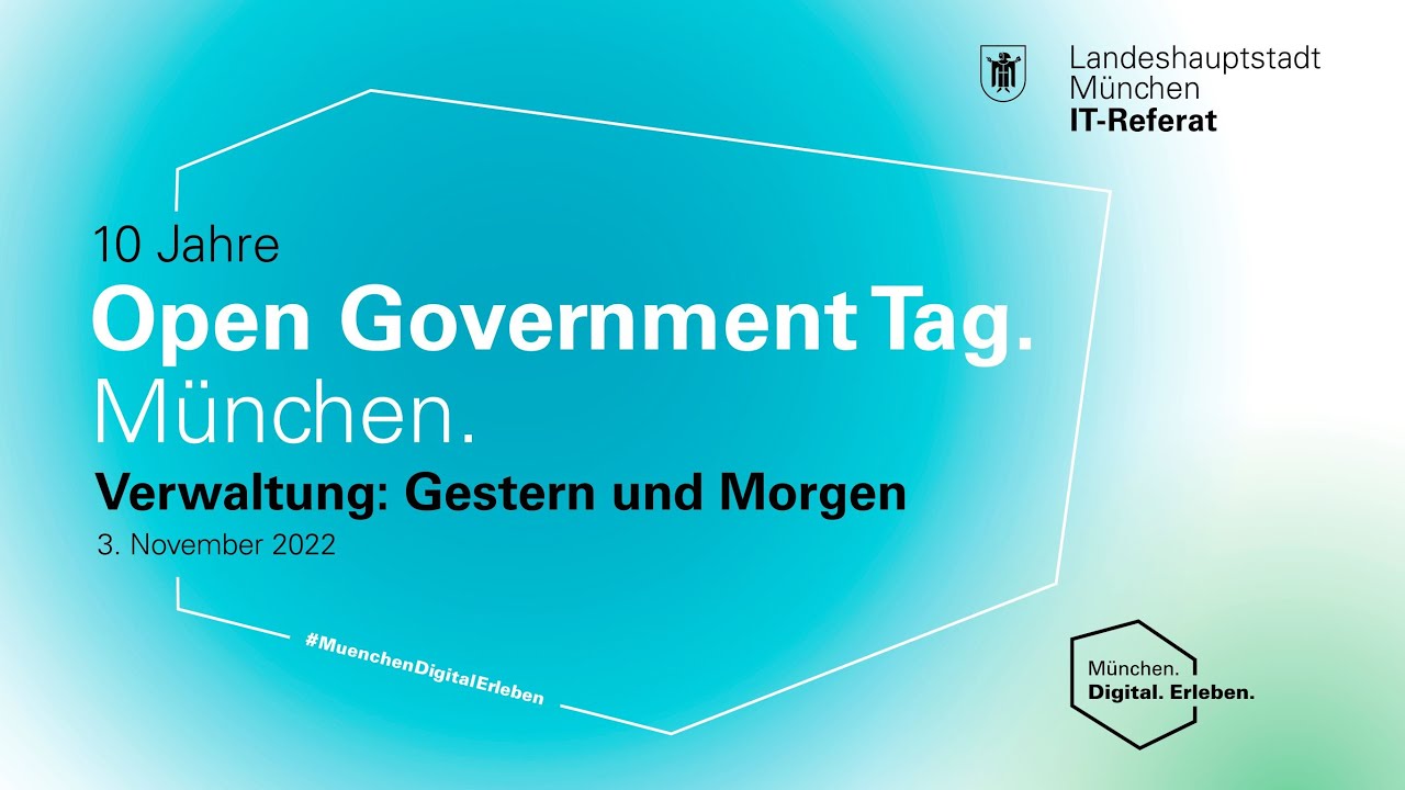 Open Government Tag 2022 - Eventvideo - YouTube