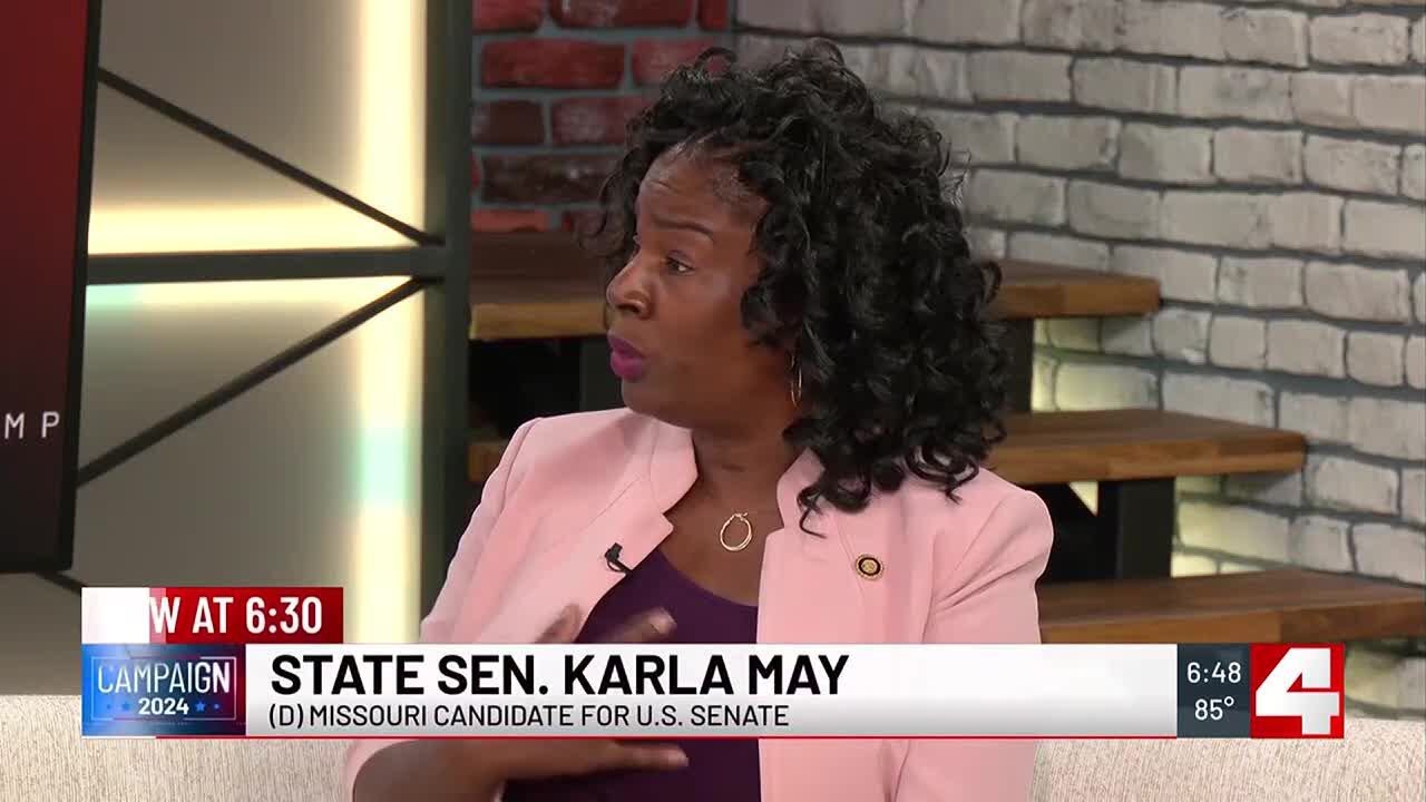 State Senator Karla May speaks to First Alert 4 ahead of Tuesday’s ...