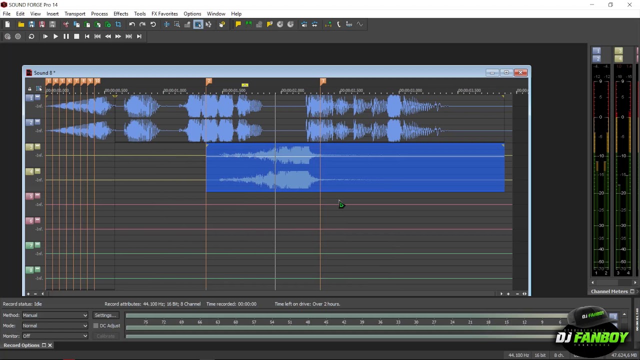 Sound Forge pro 14 como gravar Multipistas - YouTube