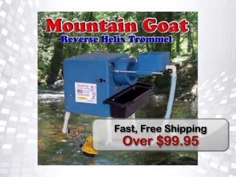 Camel Mining Mountain Goat Trommel - metaldetector.com - YouTube