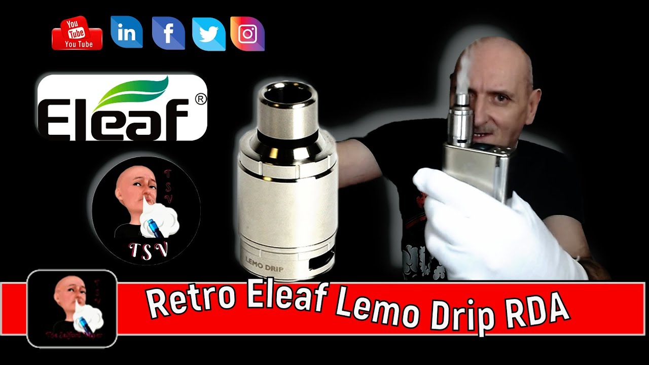 Retro Eleaf Lemo Drip RDA - YouTube