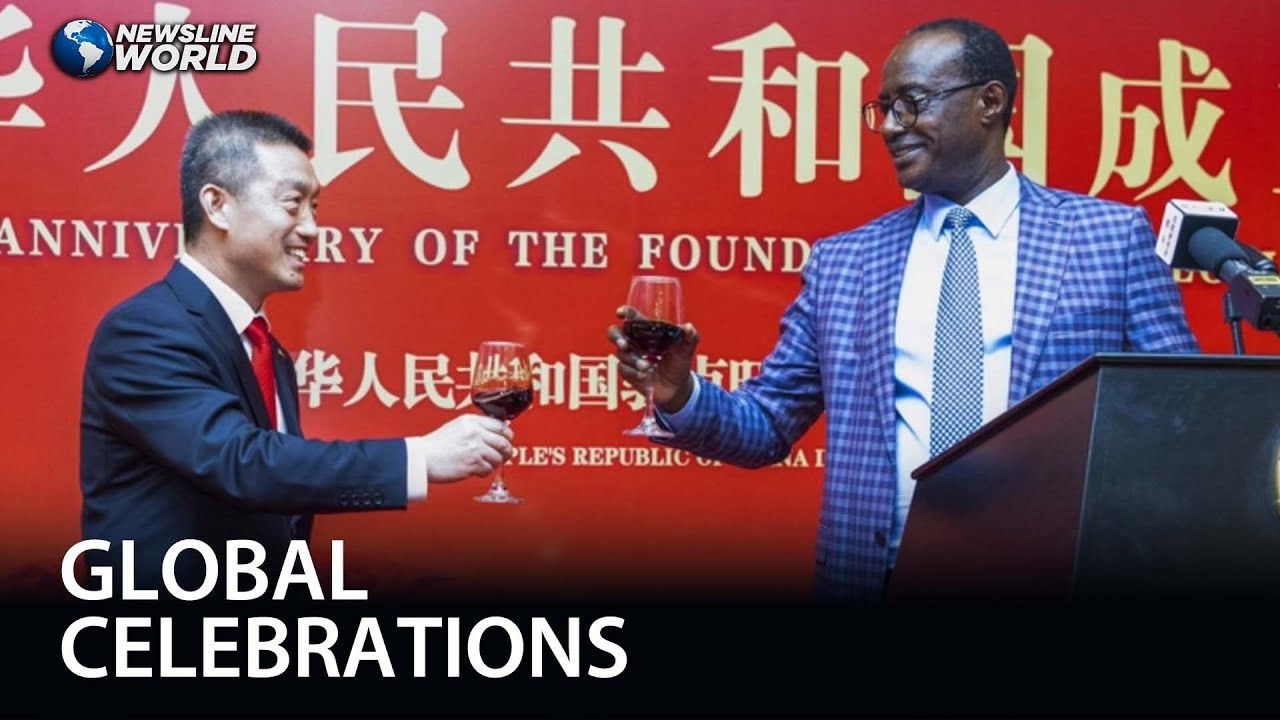 Chinese embassies worldwide celebrate China's 74th founding anniversary ...