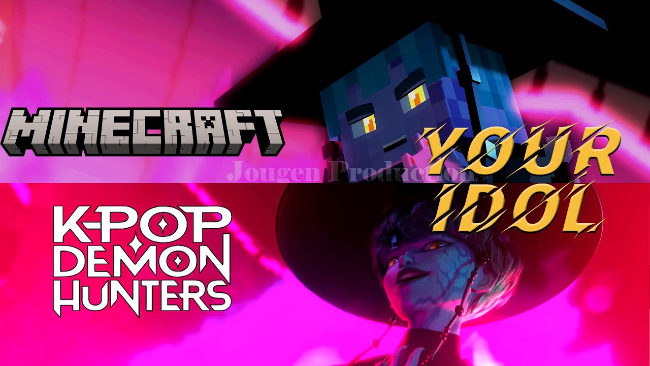 "Your Idol" | MINECRAFT vs ORIGINAL | Kpop Demon Hunters Minecraft ...